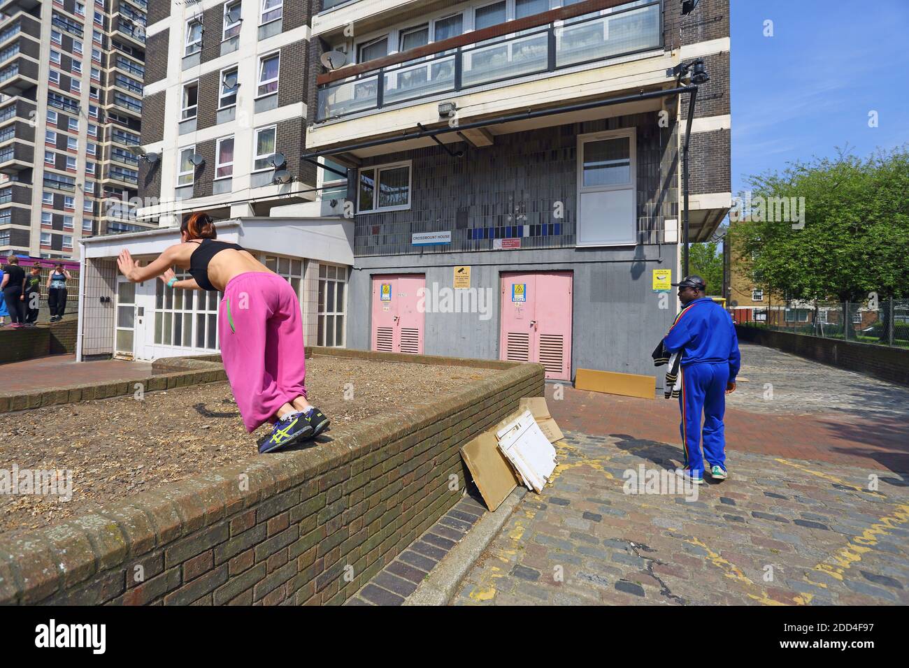 Council estate girl hi-res stock photography and images - Alamy
