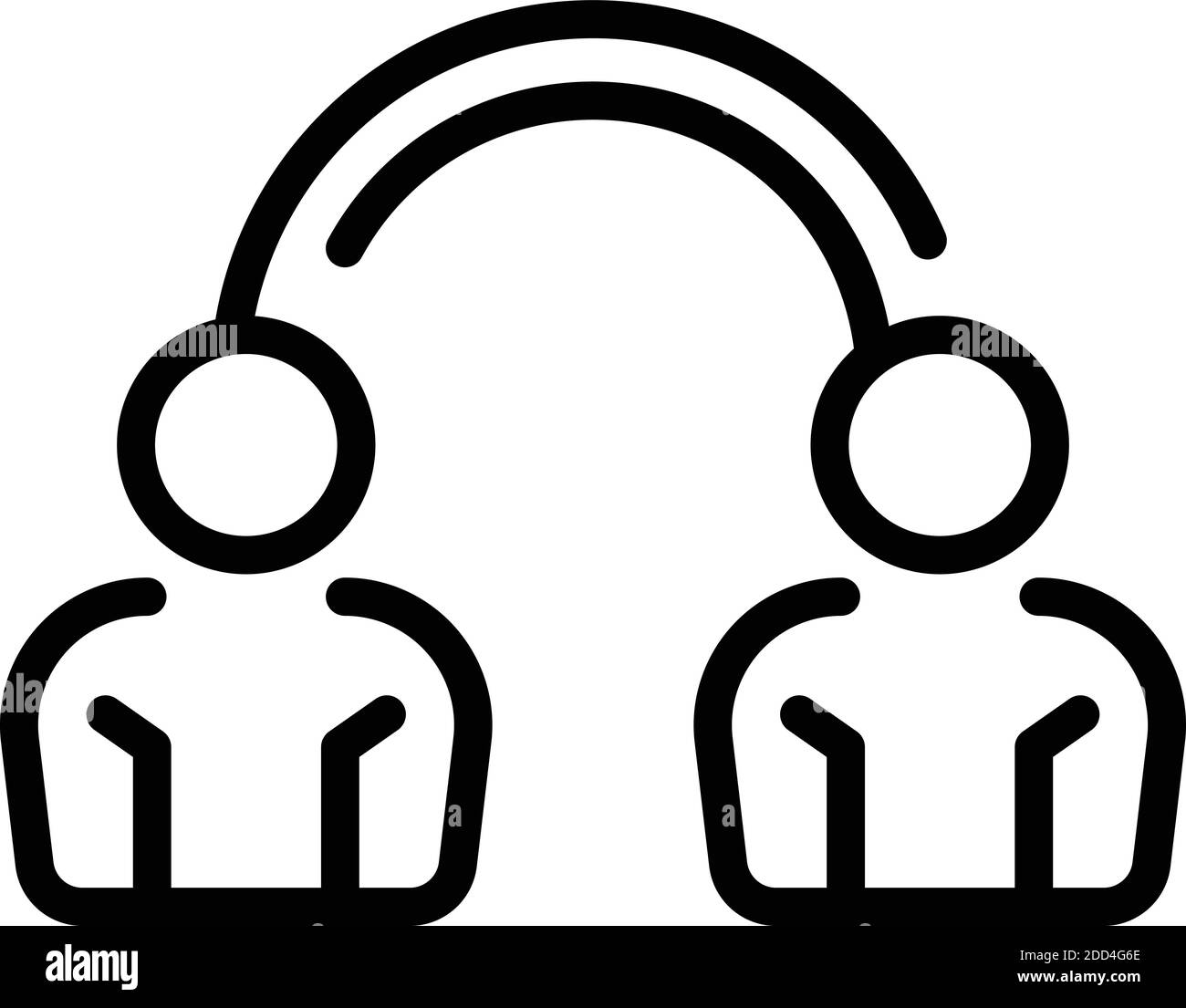 Acquaintance icon. Outline acquaintance vector icon for web design ...