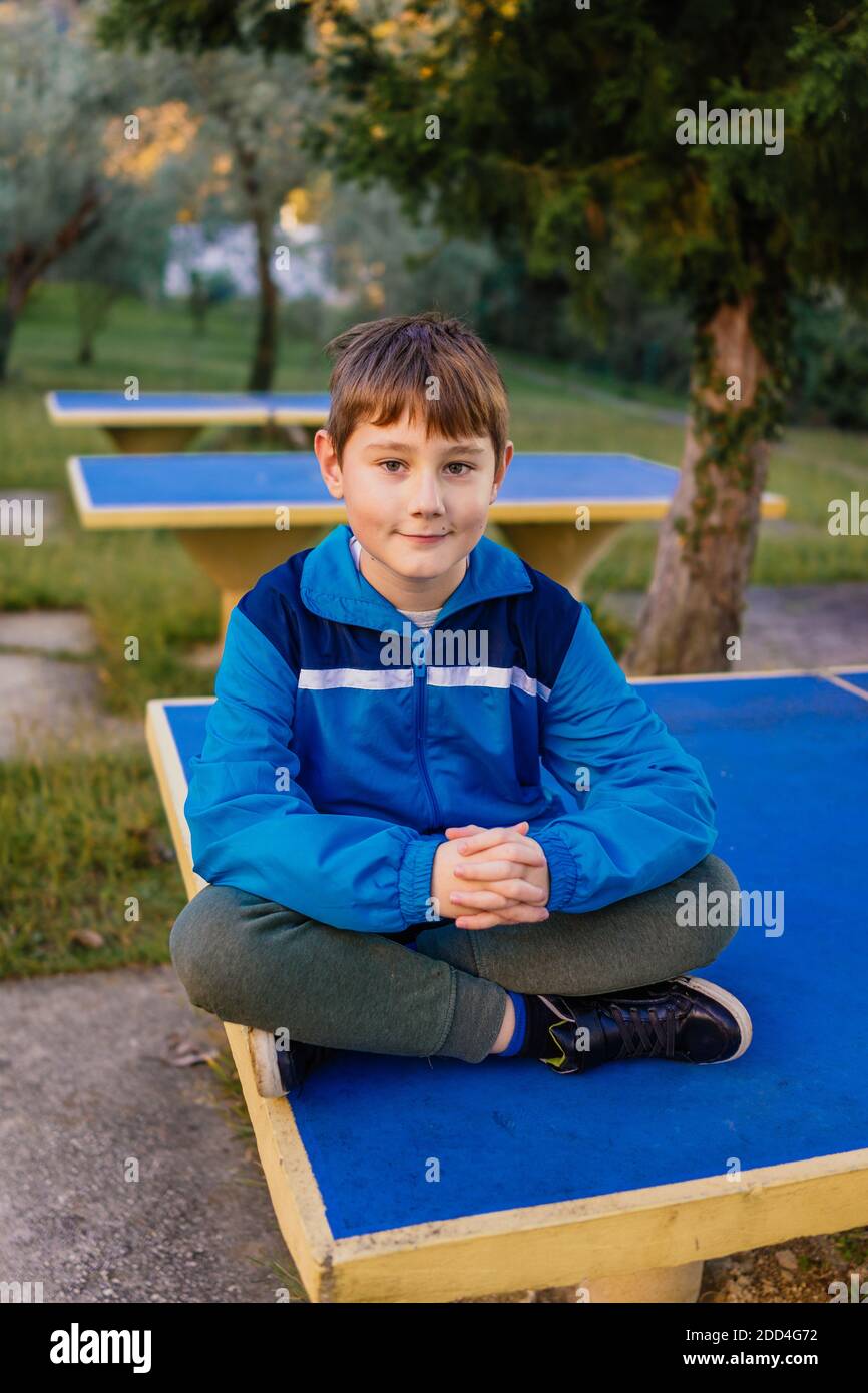 Boy nine years in suit hi-res stock photography and images - Alamy