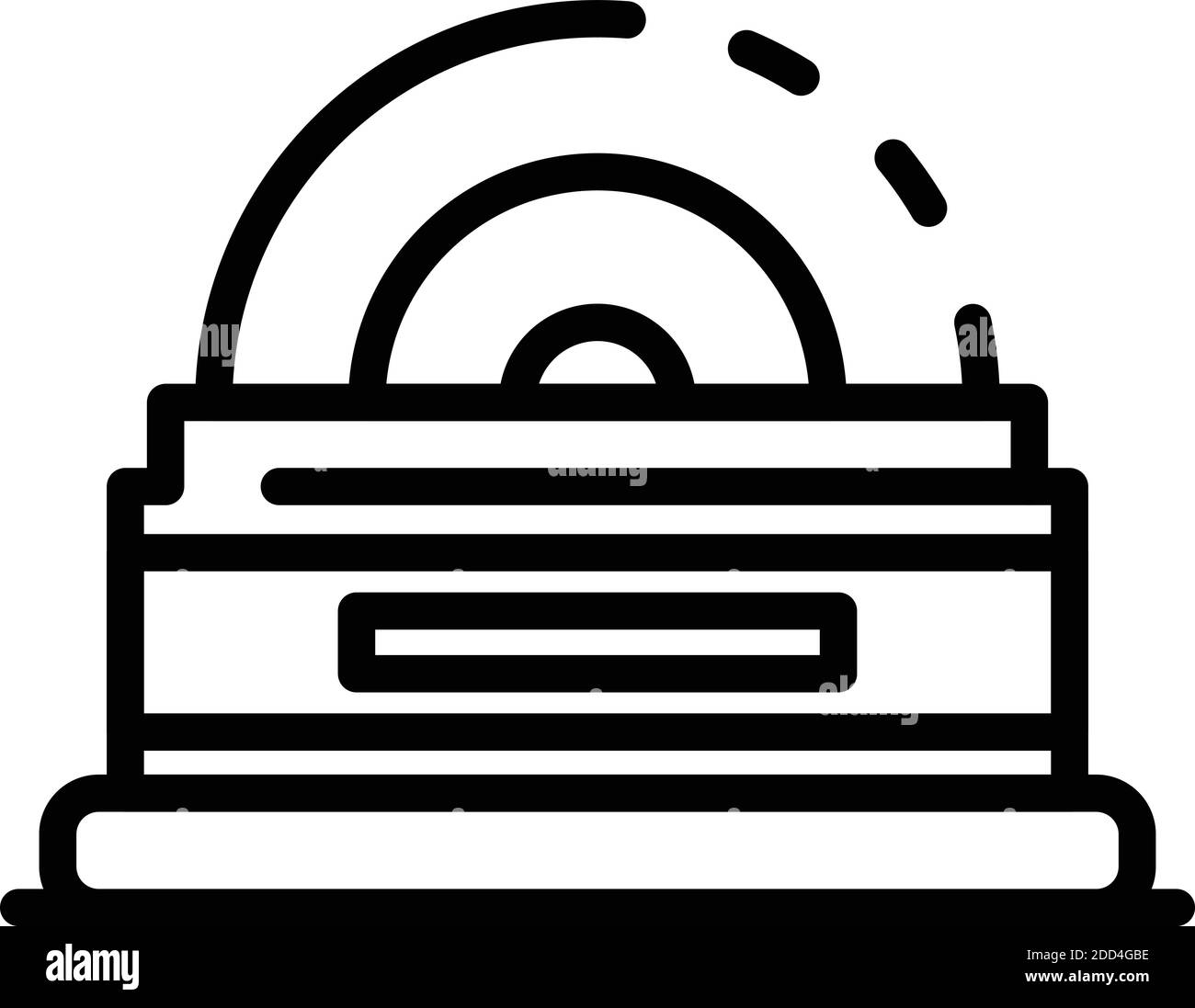 Burnish grinding machine icon. Outline burnish grinding machine vector icon for web design ...