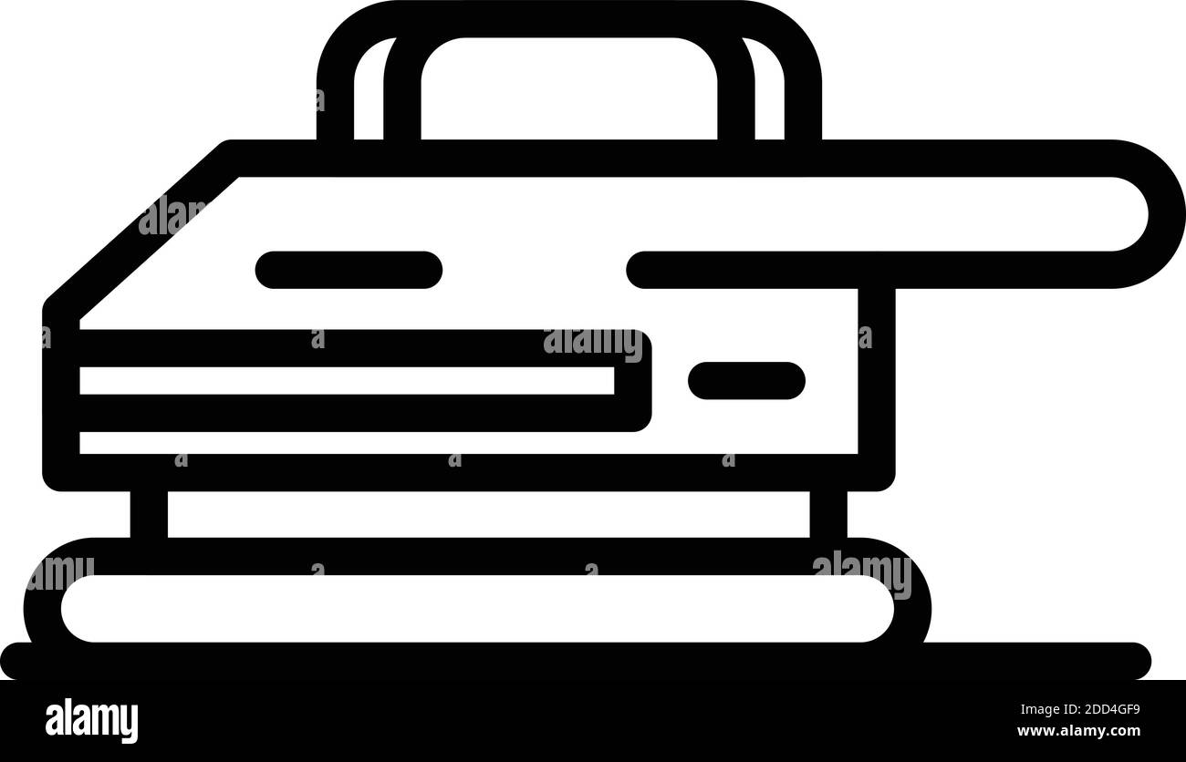 Grinding machine icon. Outline grinding machine vector icon for web design isolated on white ...