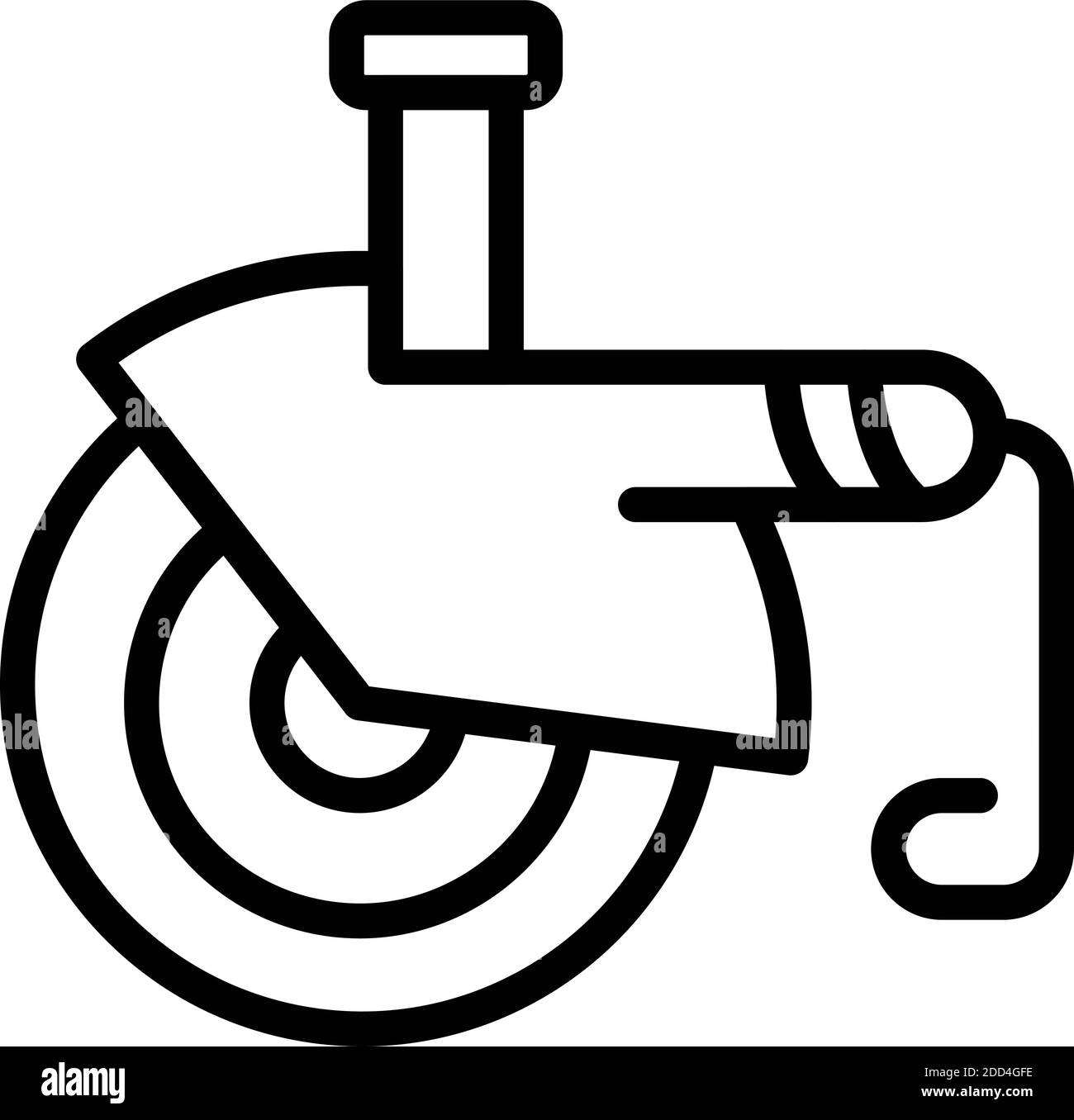 Electric grinding machine icon. Outline electric grinding machine vector icon for web design ...