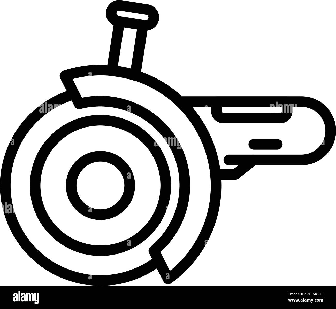 Tool grinding machine icon. Outline tool grinding machine vector icon ...