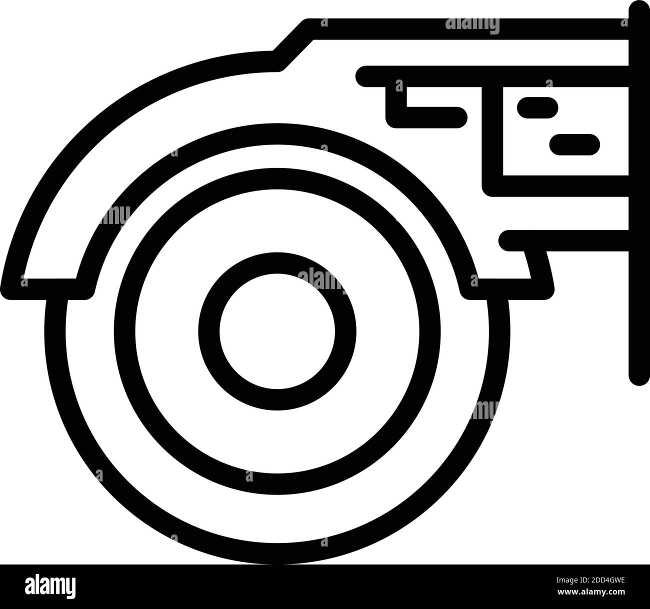 Device grinding machine icon. Outline device grinding machine vector icon for web design ...