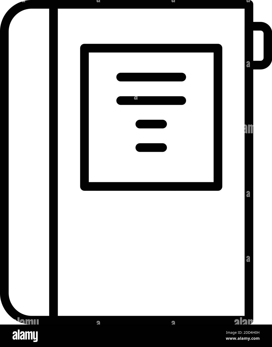 Folder report icon. Outline folder report vector icon for web design ...