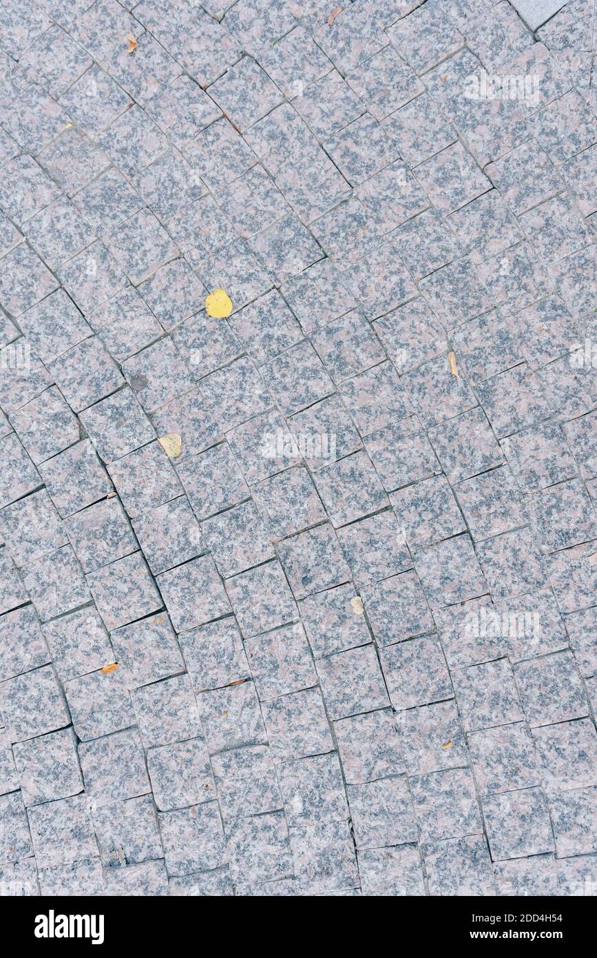 Texture of gray stone paving stones in close-up Stock Photo - Alamy