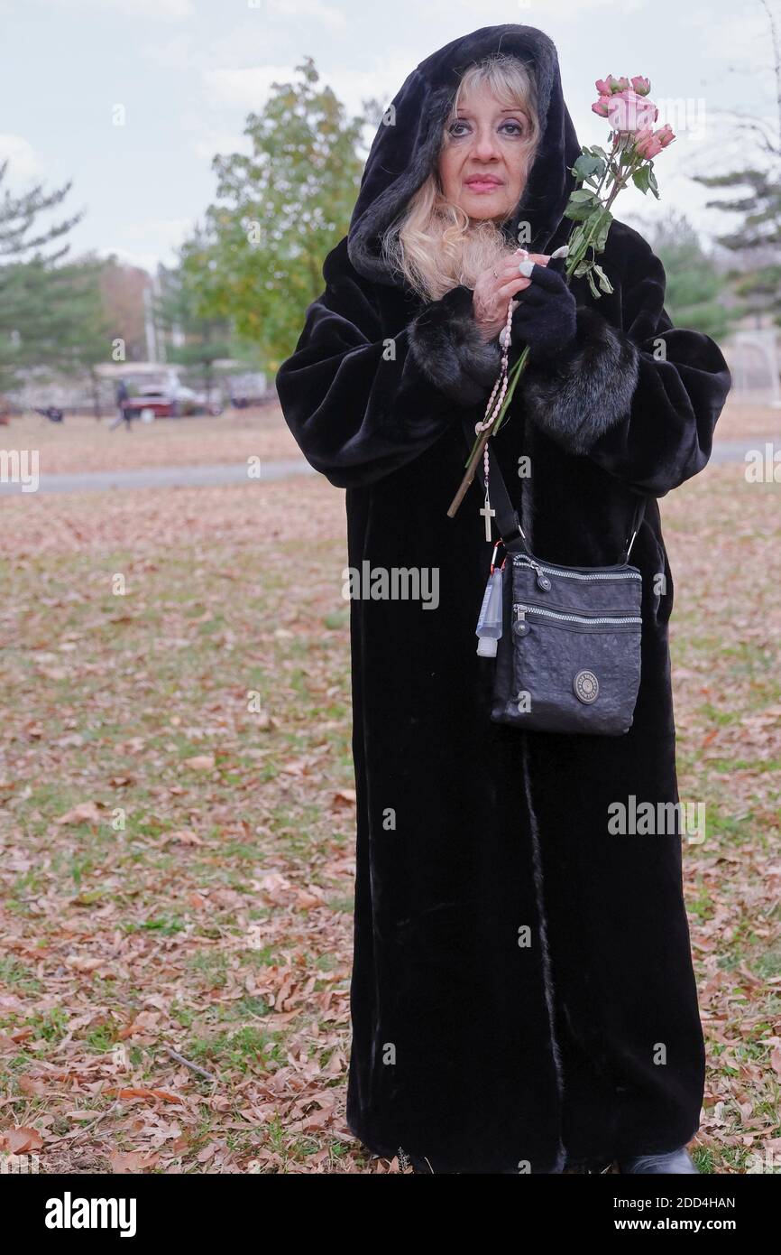 A worshipper at the site where Veronica Lueken had her visions of Jesus ...