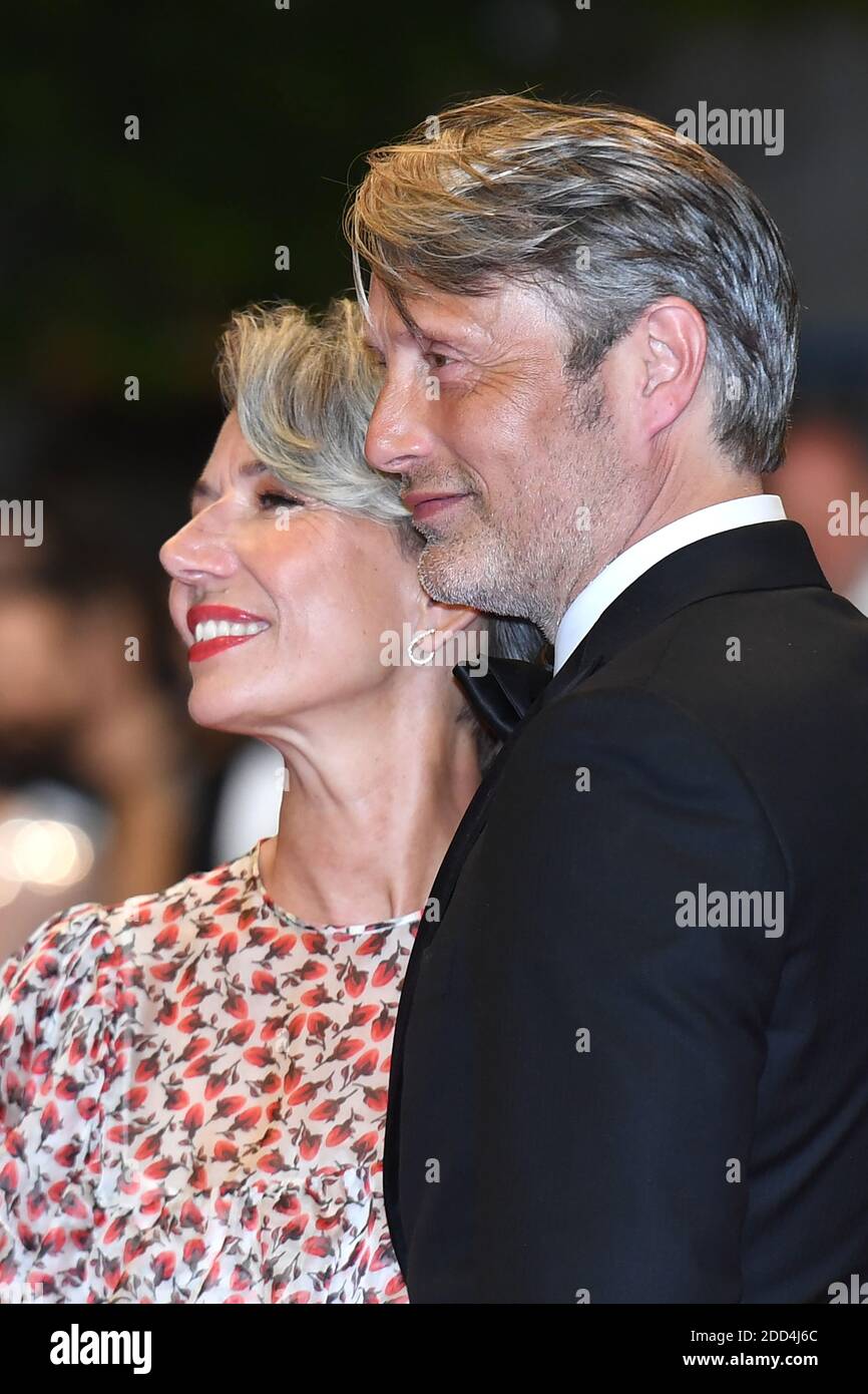 Hanne Jacobsen and Actor Mads Mikkelsen attending the Arctic Premiere ...
