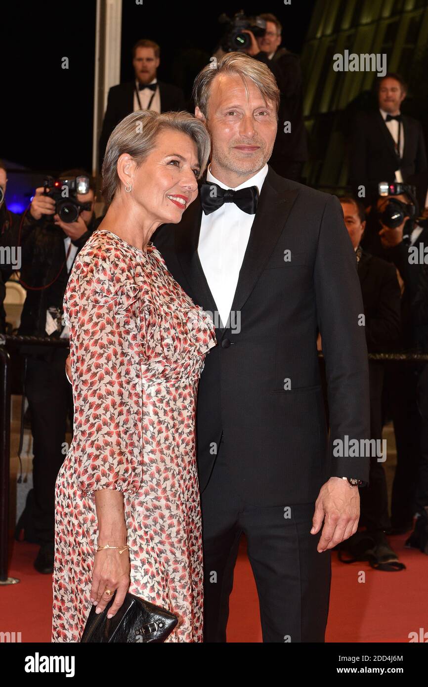 Hanne Jacobsen and Mads Mikkelsen attending the Arctic screening held ...