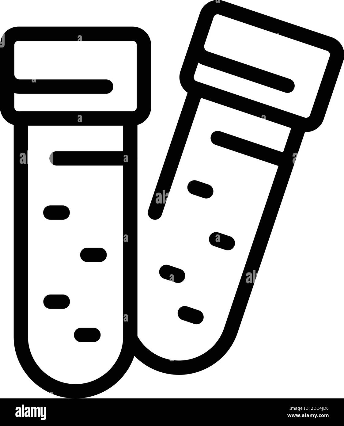 Sport nutrition test tubes icon. Outline sport nutrition test tubes ...