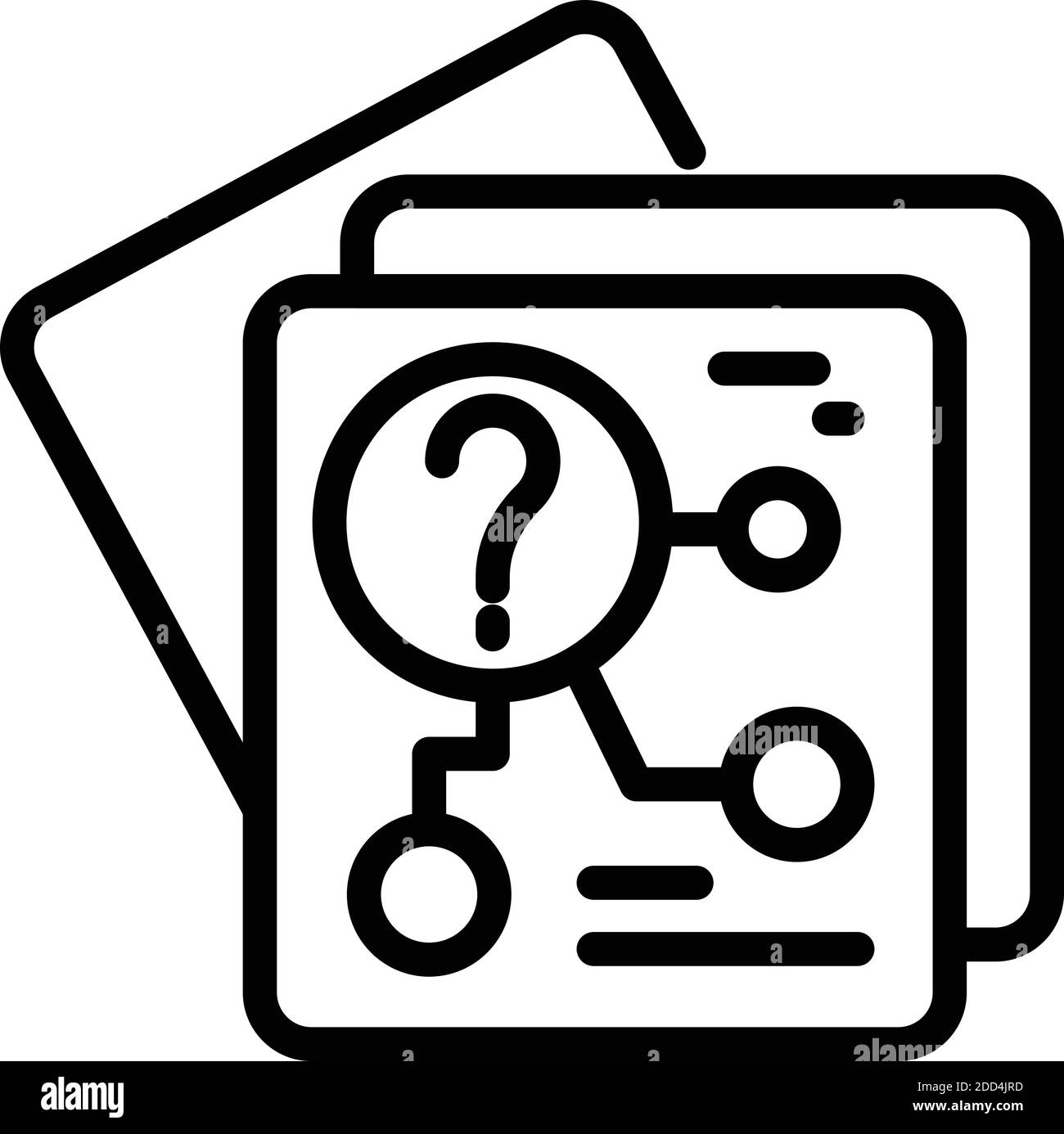 Global reportage scheme icon. Outline global reportage scheme vector icon for web design ...