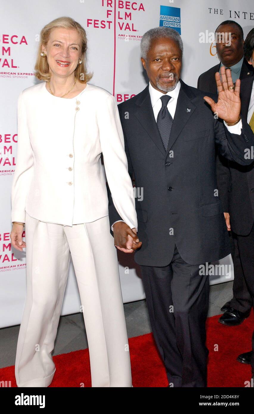 File Photo - "United Nations Secretary General Kofi Annan and his wife ...