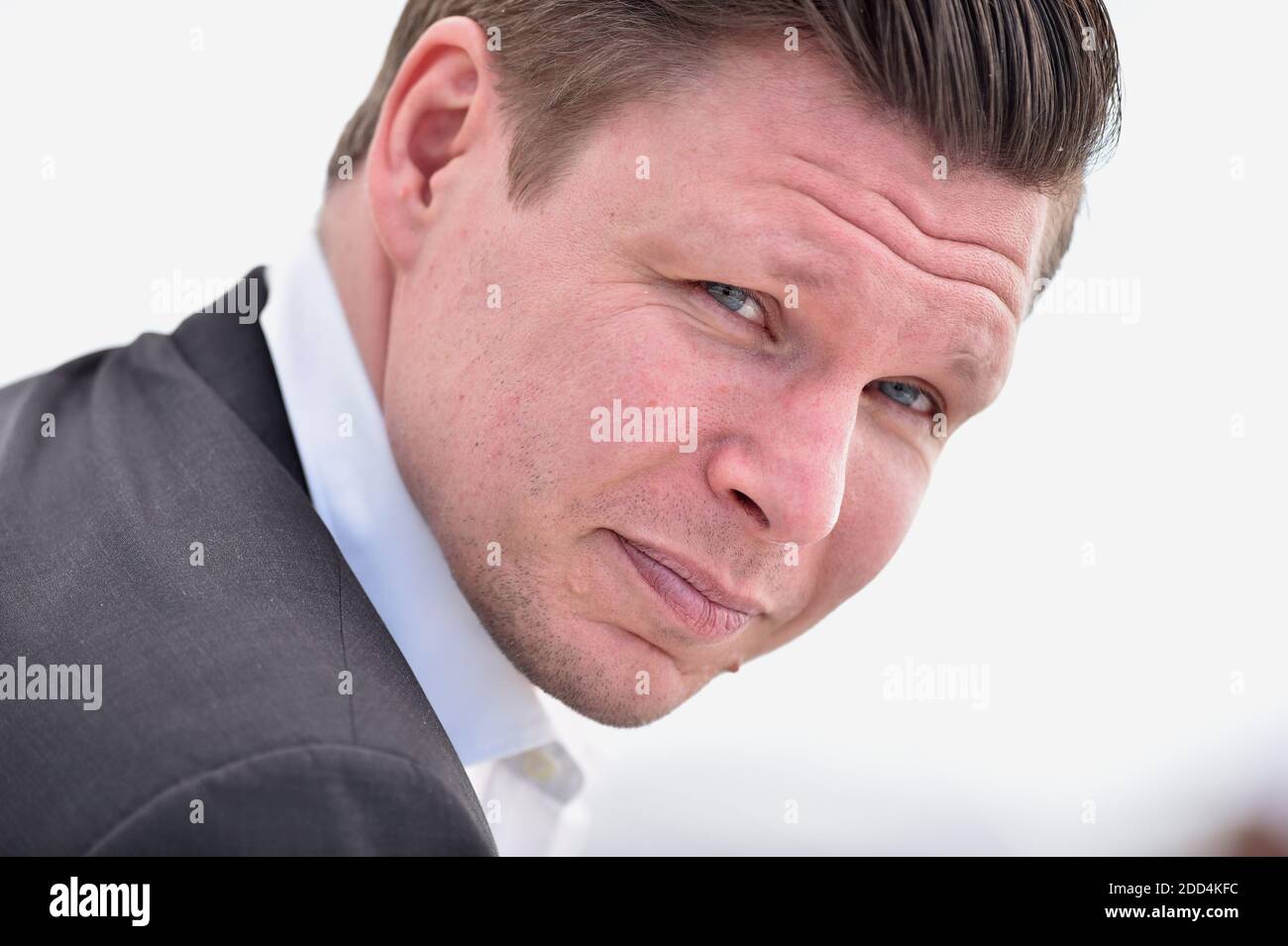 Eero Milonoff posing at the Grans photocall held at the Palais des ...