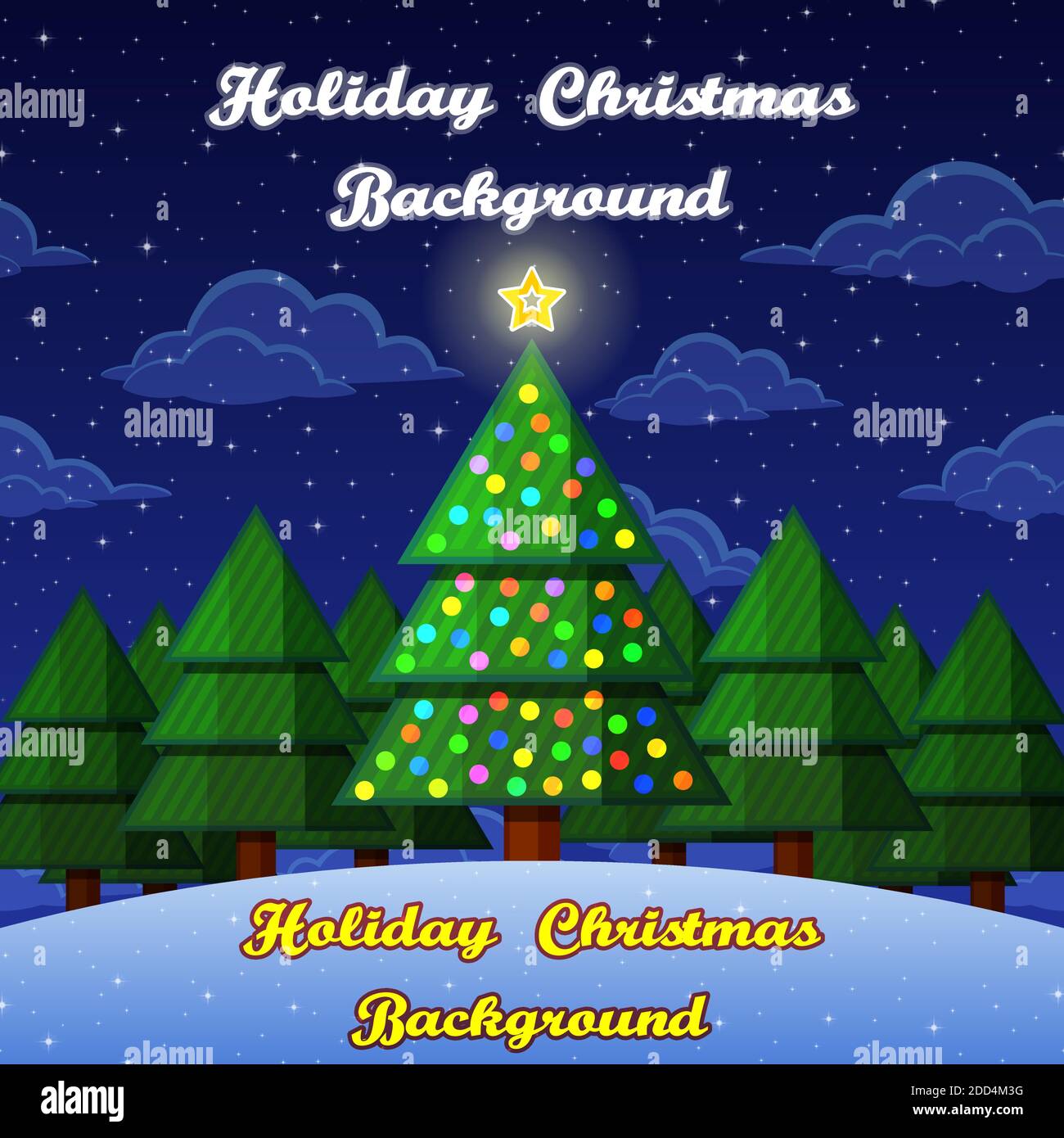 Triangle pine trees Stock Vector Images - Alamy