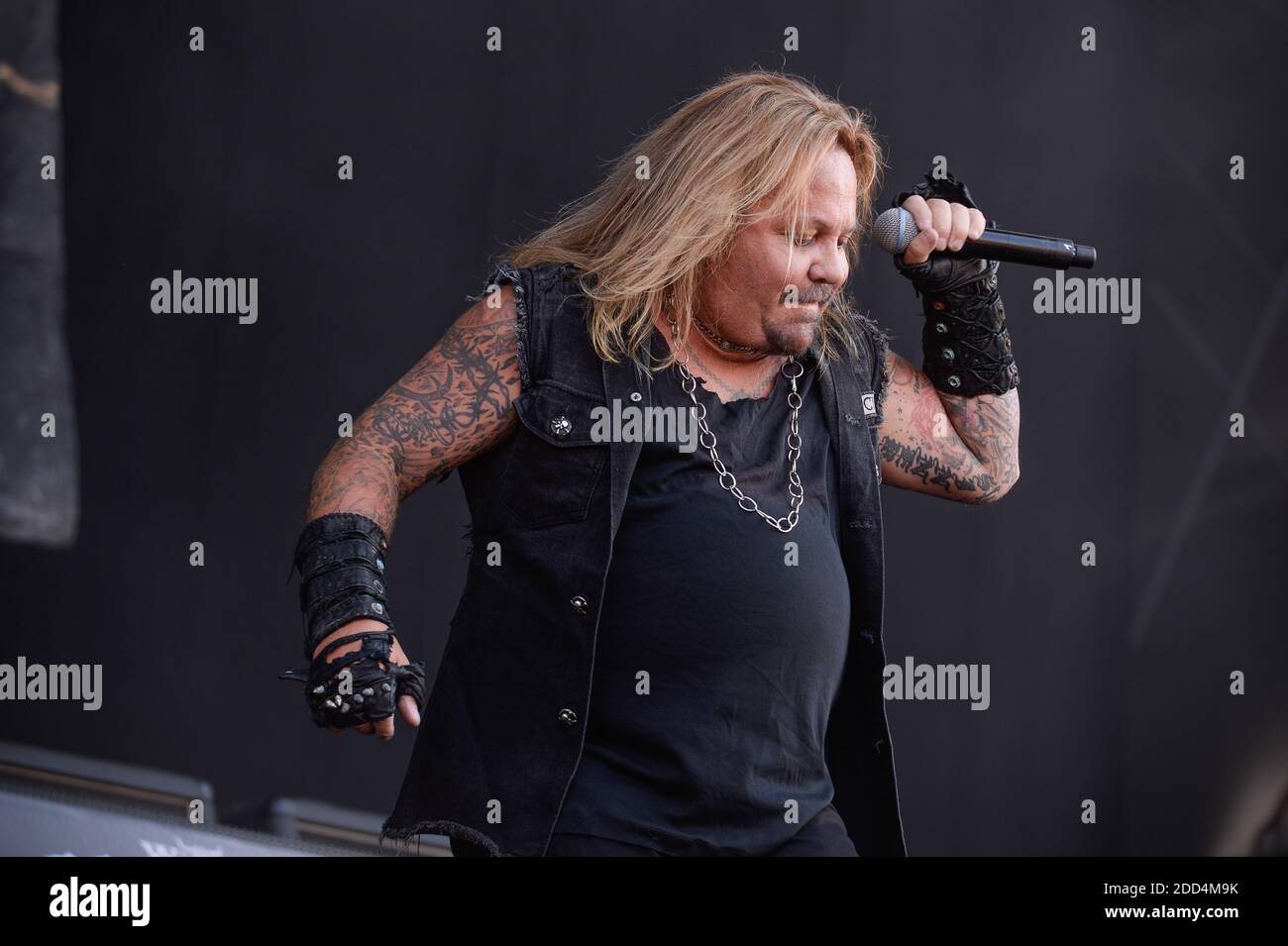 Vince Neil former Motley Crue singer performing live on stage during ...