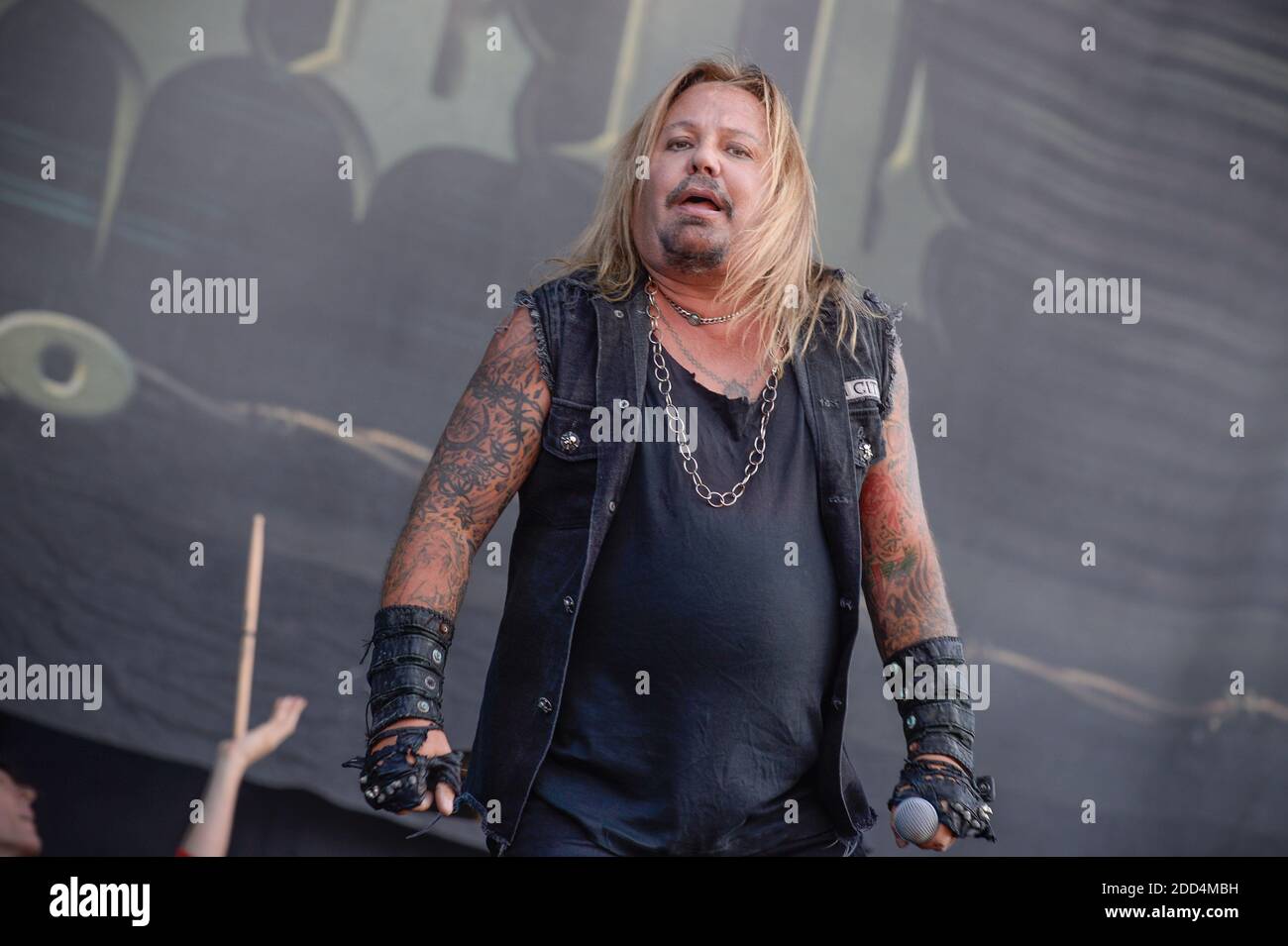 Vince Neil former Motley Crue singer performing live on stage during ...
