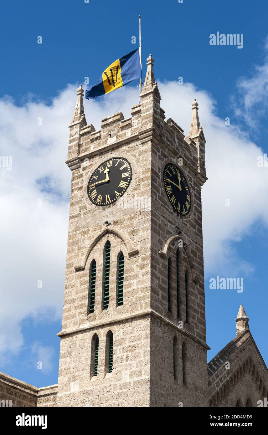 Colonial architecture in bridgetown barbados hi-res stock photography ...