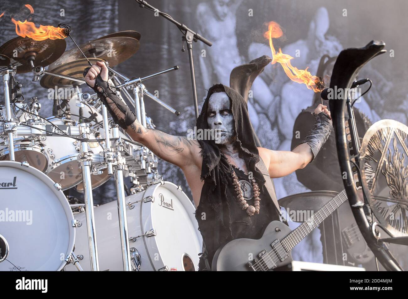 Behemoth performing live on stage during Wacken Open Air Festival in ...