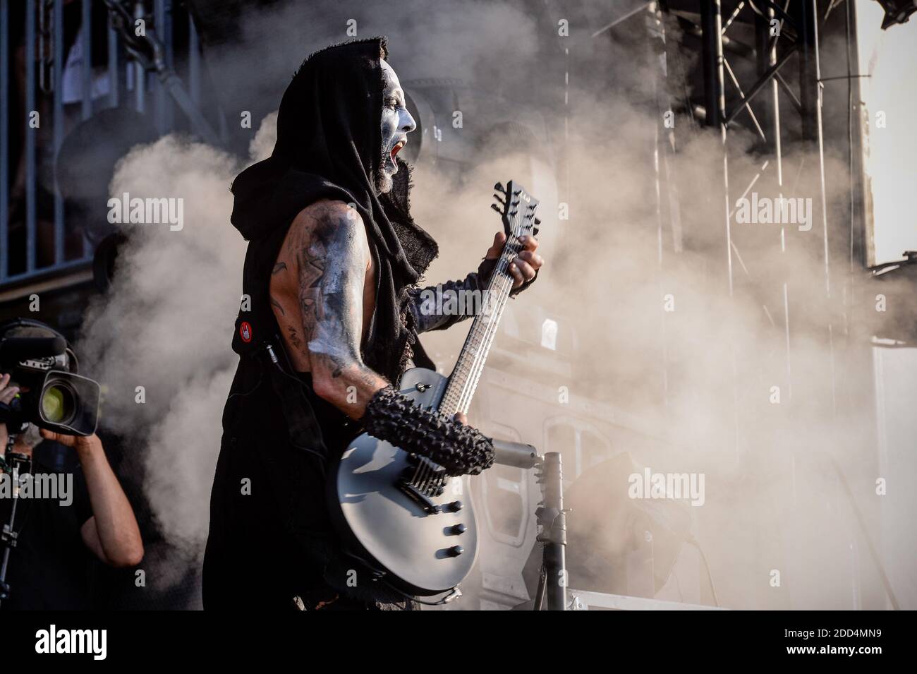Behemoth performing live on stage during Wacken Open Air Festival in ...