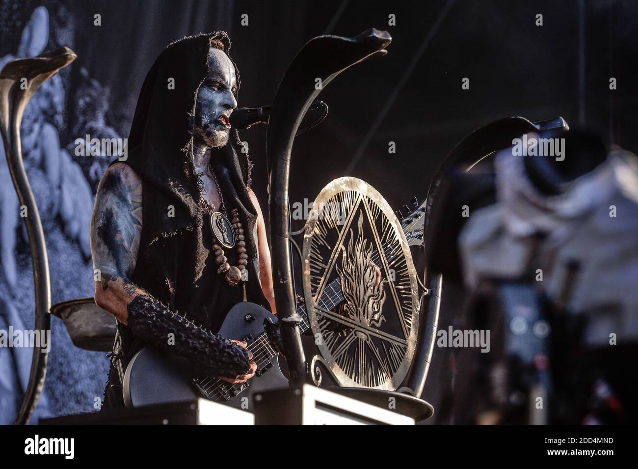 Behemoth performing live on stage during Wacken Open Air Festival in ...