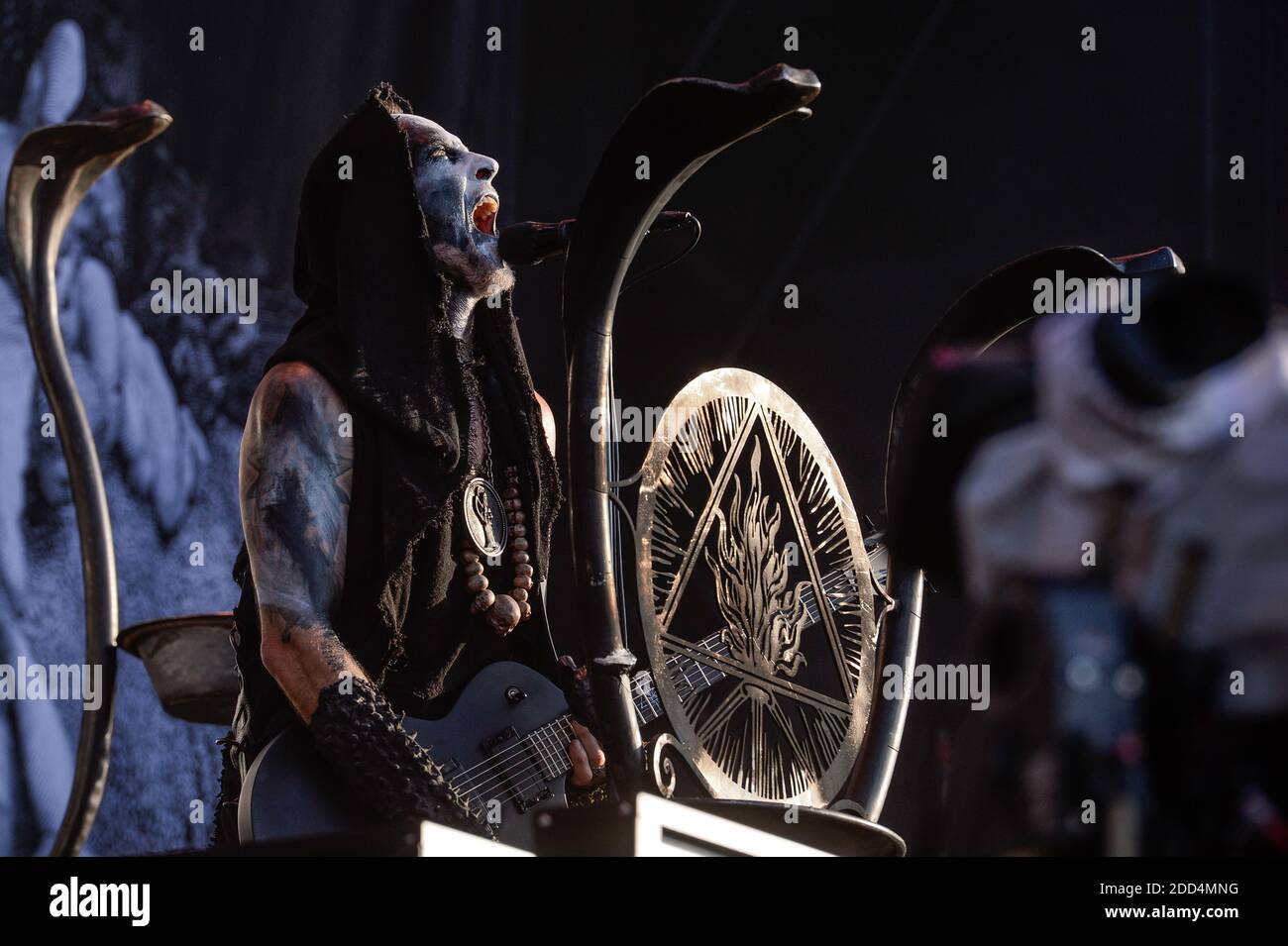 Behemoth performing live on stage during Wacken Open Air Festival in ...