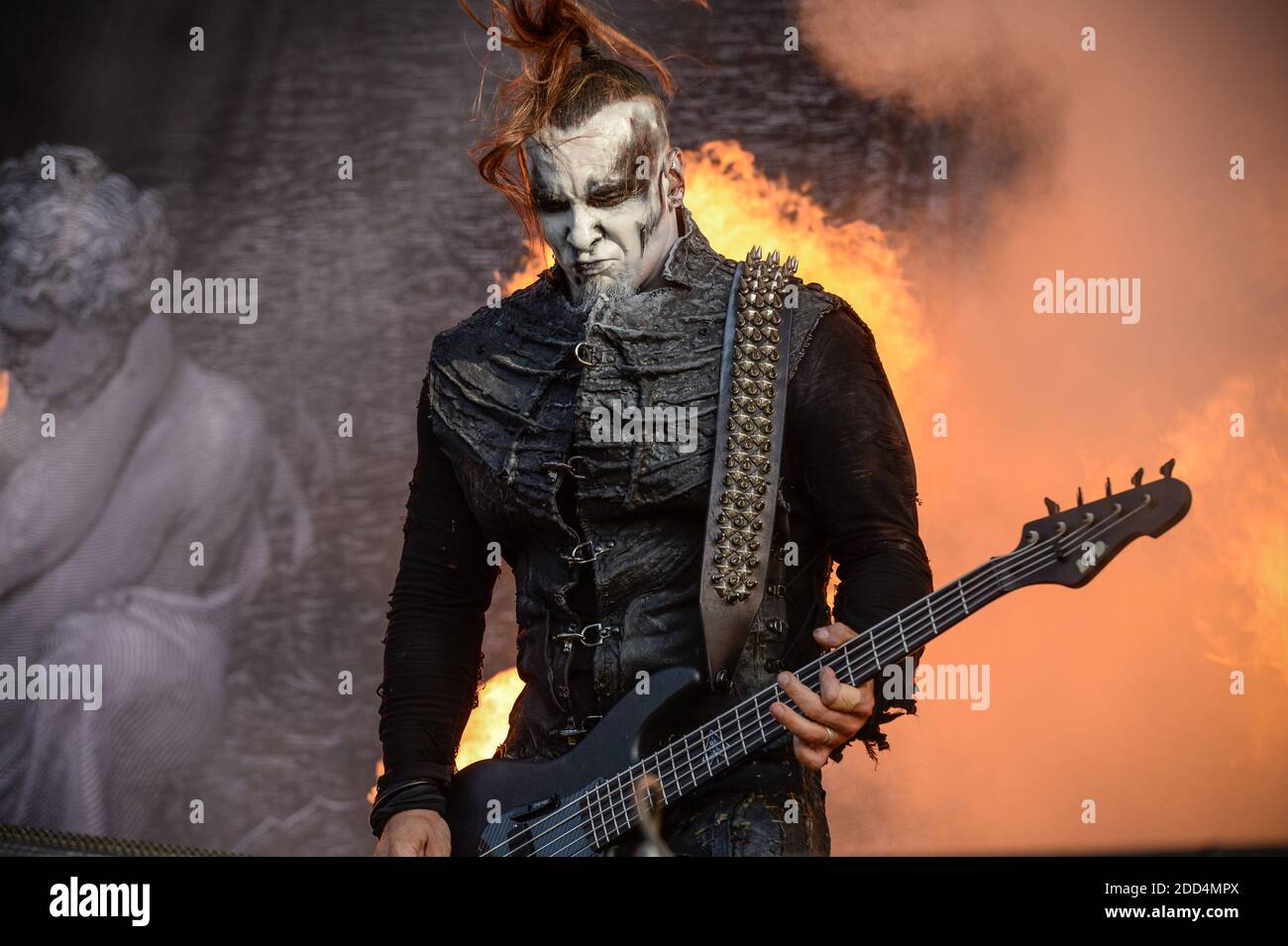 Behemoth Performing Live On Stage During Wacken Open Air Festival In