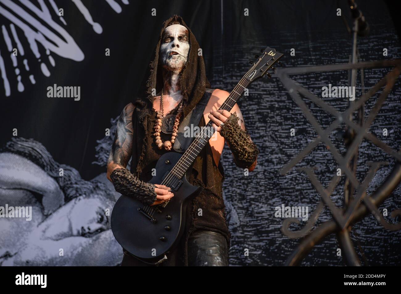 Behemoth performing live on stage during Wacken Open Air Festival in ...