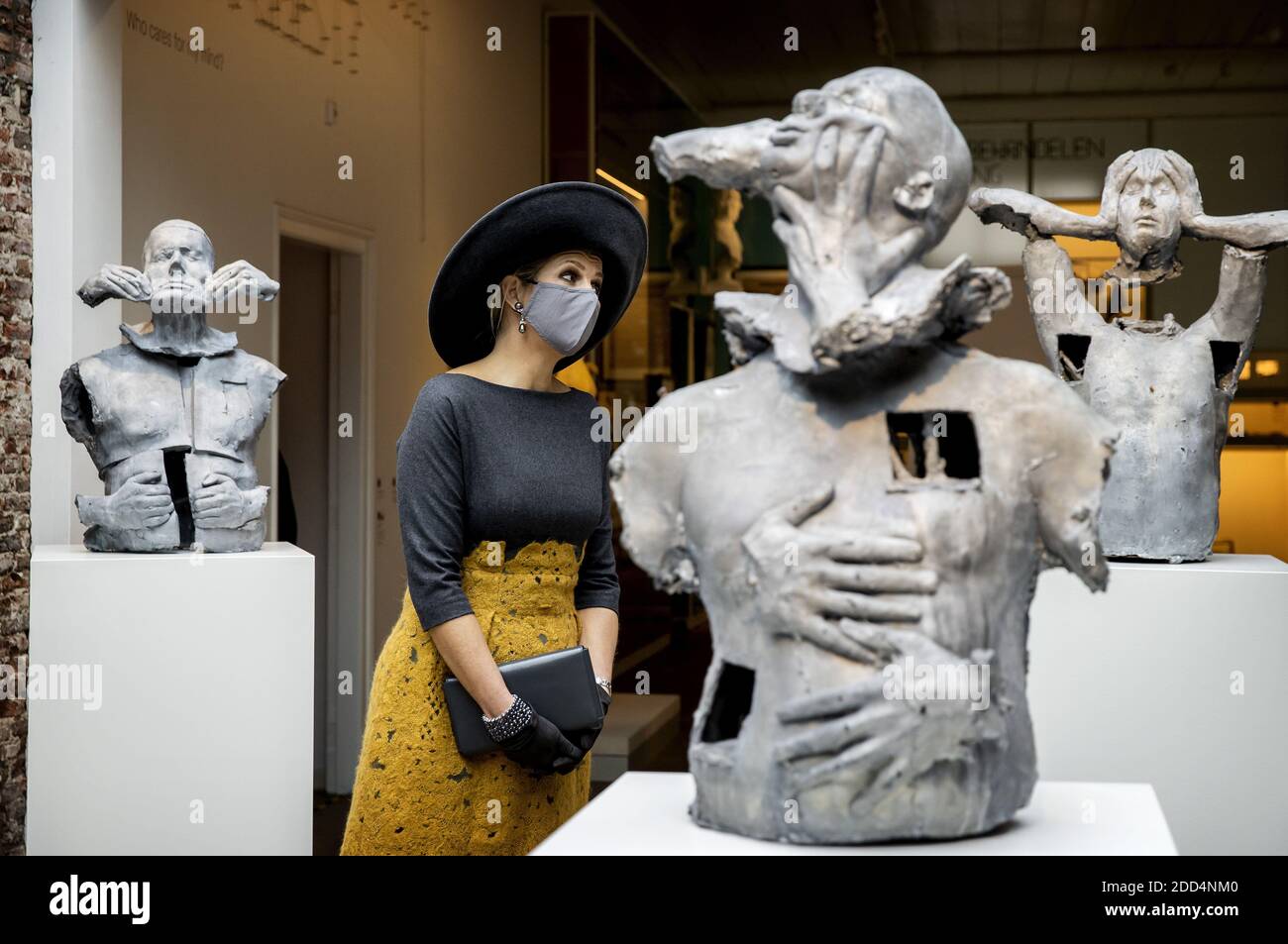 Queen Maxima of The Netherlands at the Museum van de Geest | Dolhuys in ...