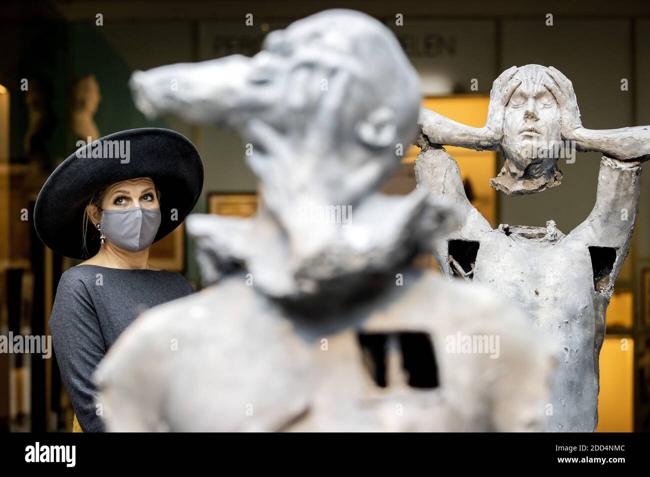 Queen Maxima of The Netherlands at the Museum van de Geest | Dolhuys in ...
