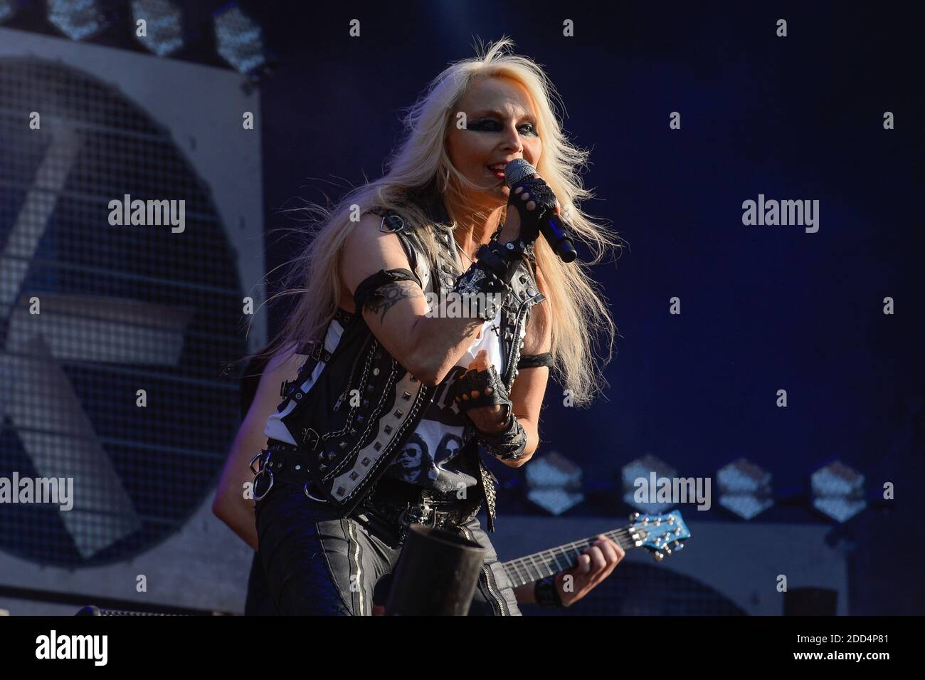 German singer Doro Pesch performing live on stage during Wacken Open ...