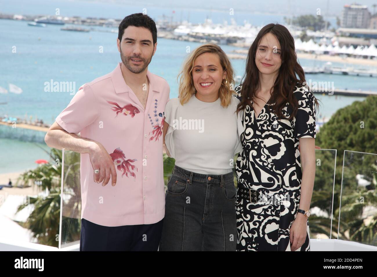 Tahar Rahim, Marie Monge and Stacy Martin attending Joueurs Photocall ...