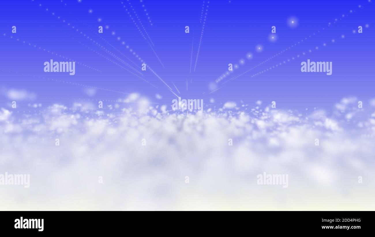 fly above the cloud abstract, 3d render illustration Stock Photo - Alamy