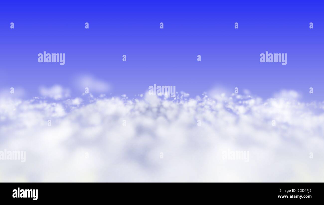 fly above the cloud abstract, 3d render illustration Stock Photo - Alamy