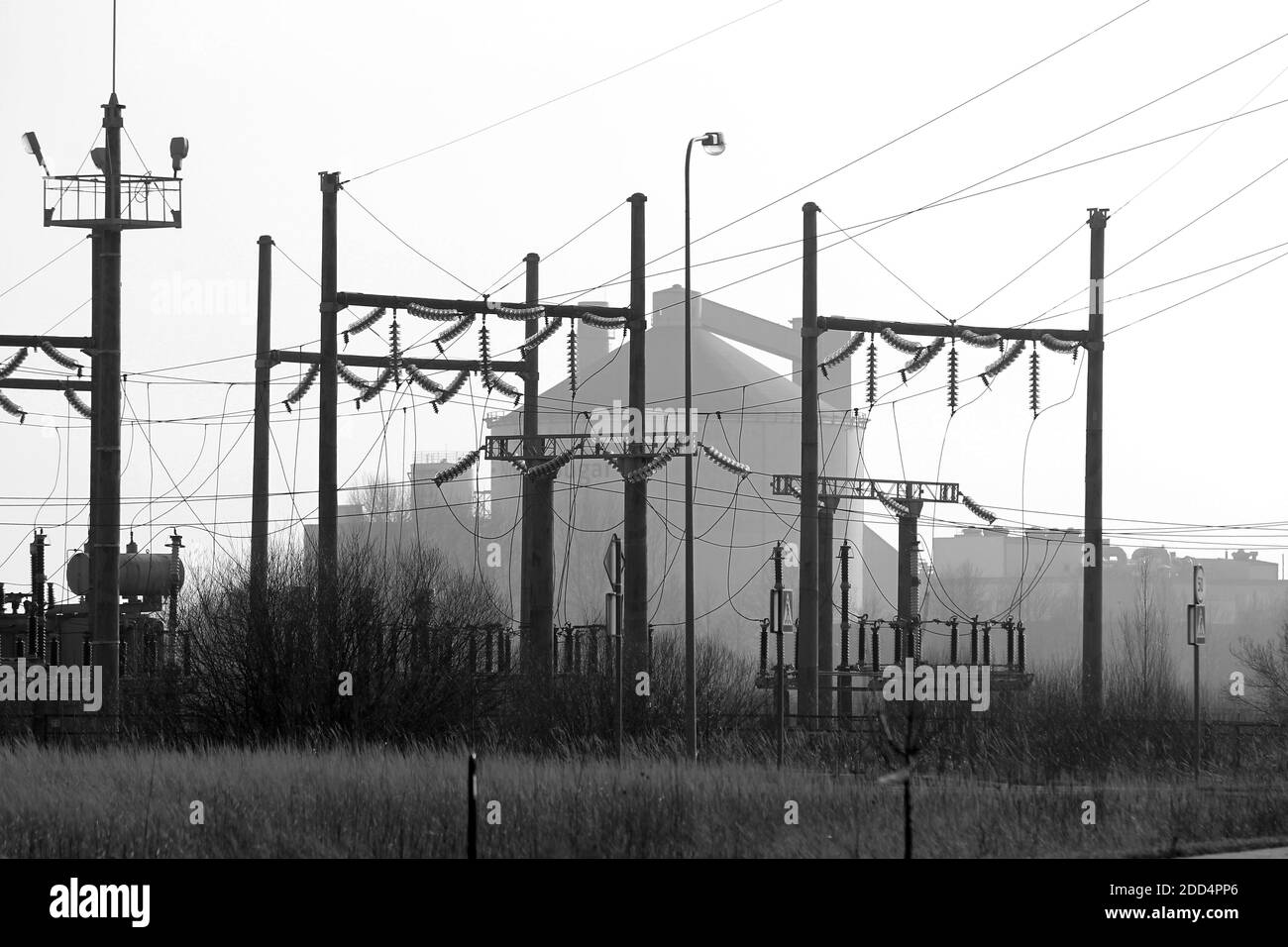 High voltage switchgear in substation Stock Photo - Alamy