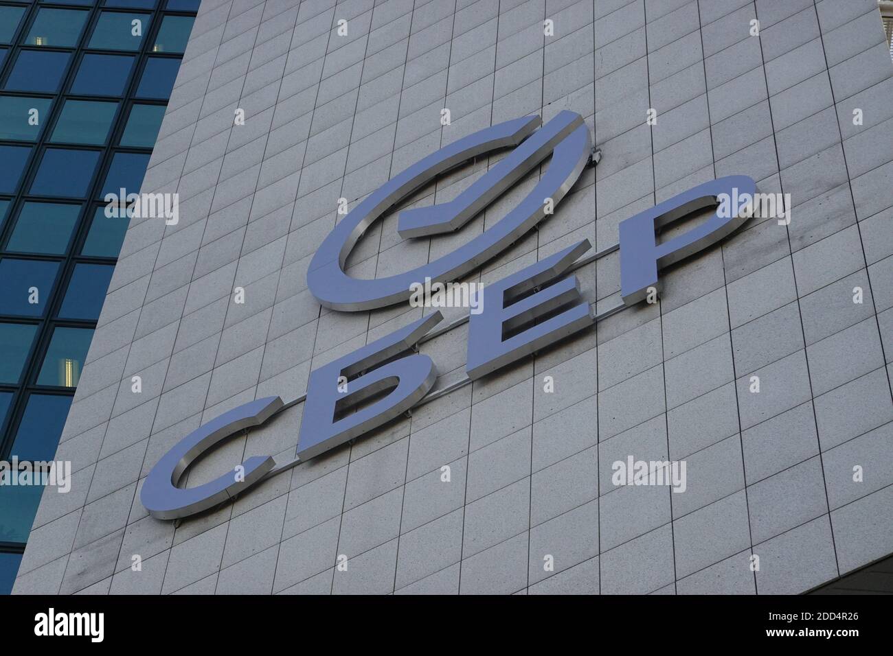 Sber new logo of Sberbank. Headquarters in Moscow Stock Photo - Alamy
