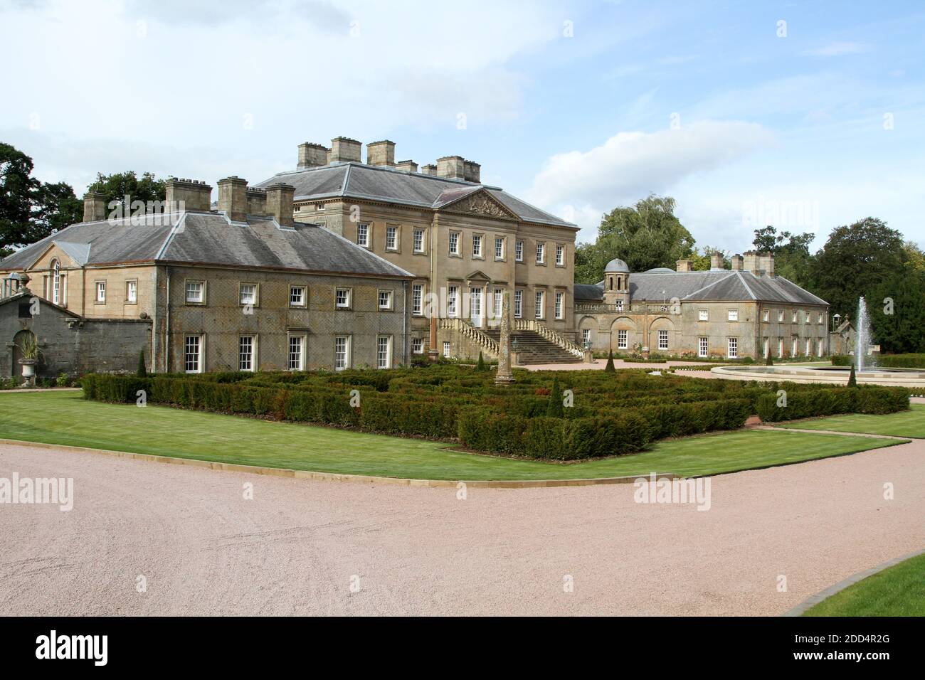 Dumfries House, Cumnock, Ayrshire, Scotland, Uk.Front elevation showing ...