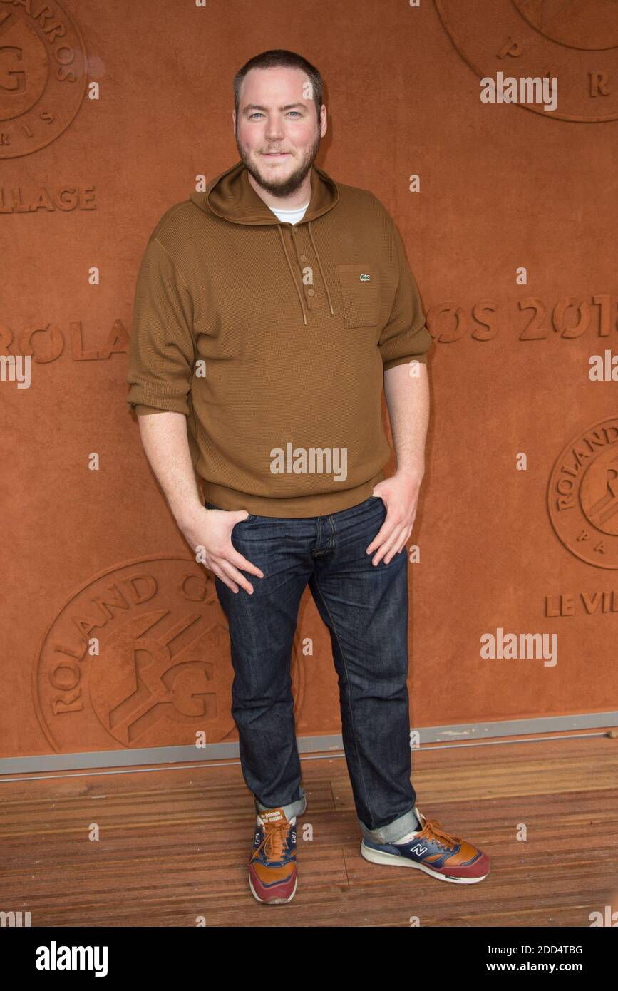 Igor Gotesman at village during French Tennis Open at Roland-Garros ...