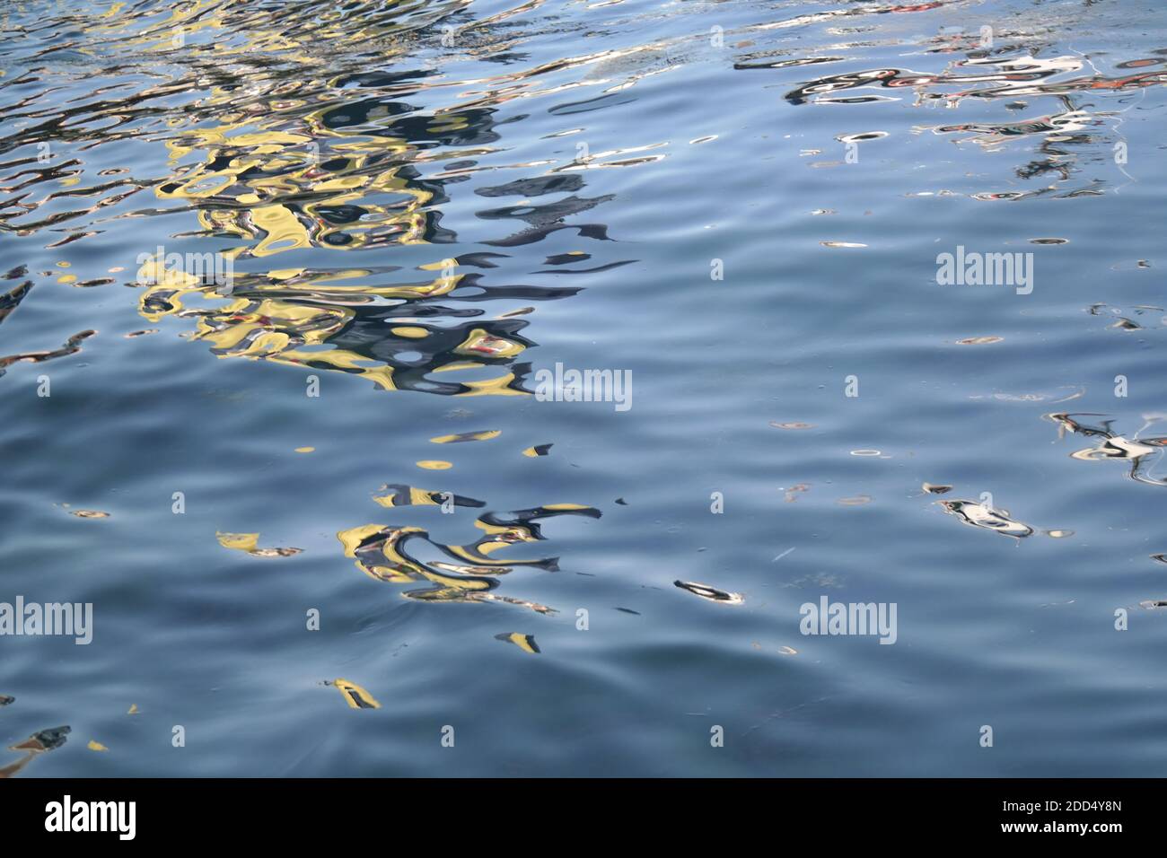 Reflection on water. Abstract wavy background. Background with waves ...