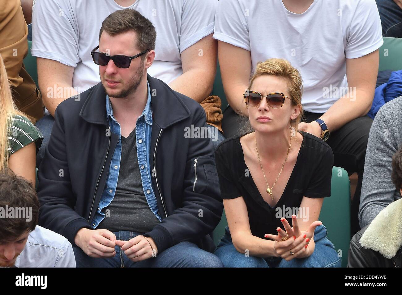 Actress Charlie Bruneau attends the 2018 French Open - Day Eleven at ...