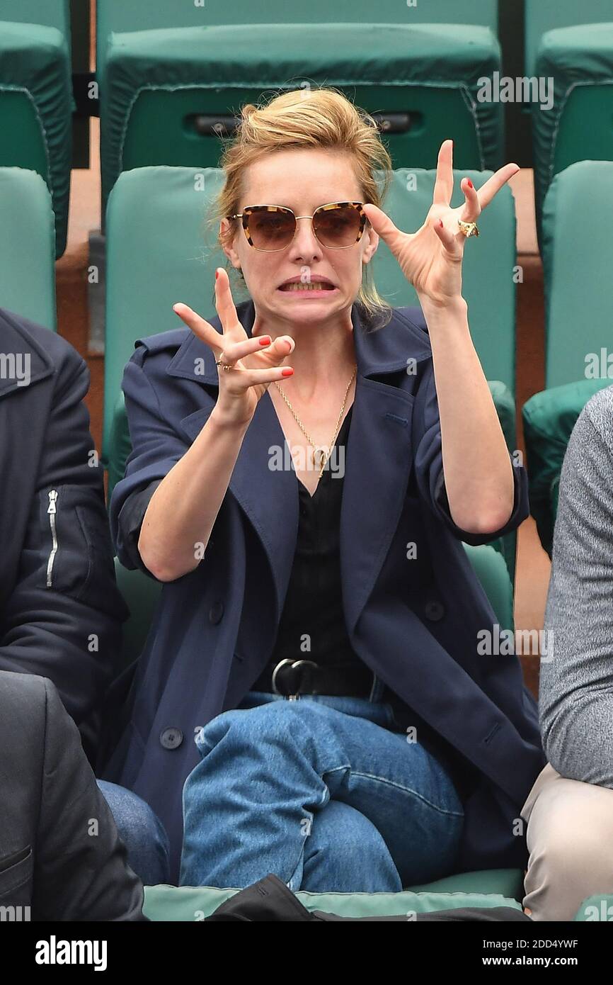 Actress Charlie Bruneau attends the 2018 French Open - Day Eleven at ...