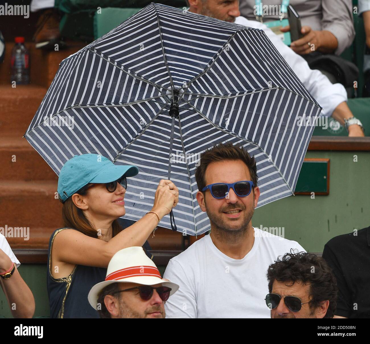 Pastry chef Christophe Michalak with his wife Delphine Michalak attend ...