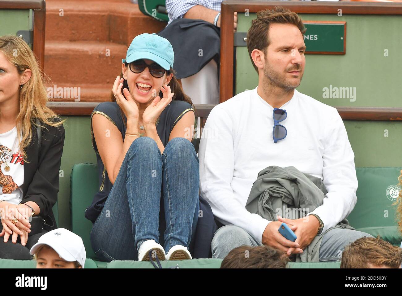 Pastry chef Christophe Michalak with his wife Delphine Michalak attend ...