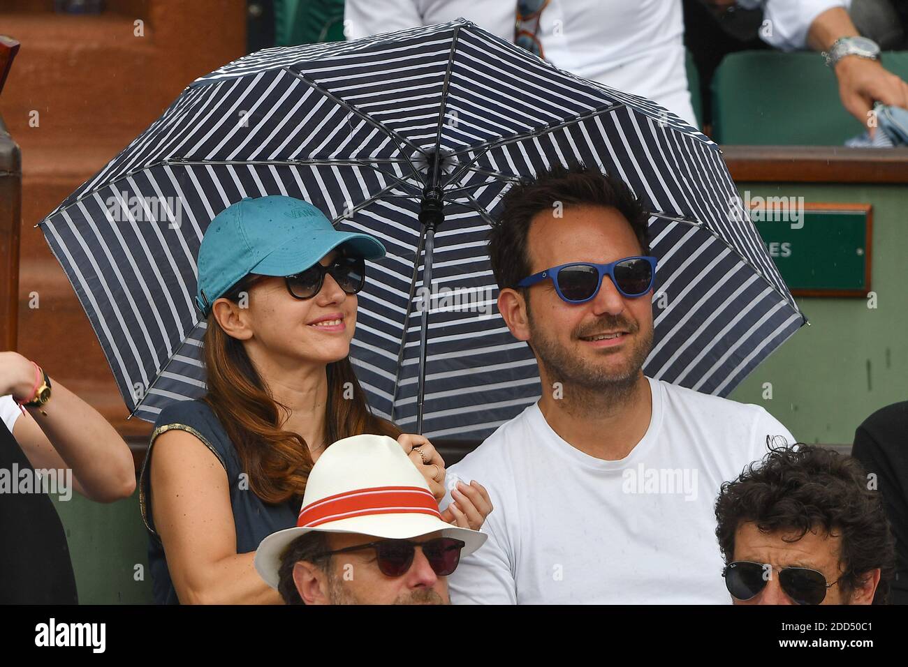 Pastry chef Christophe Michalak with his wife Delphine Michalak attend ...