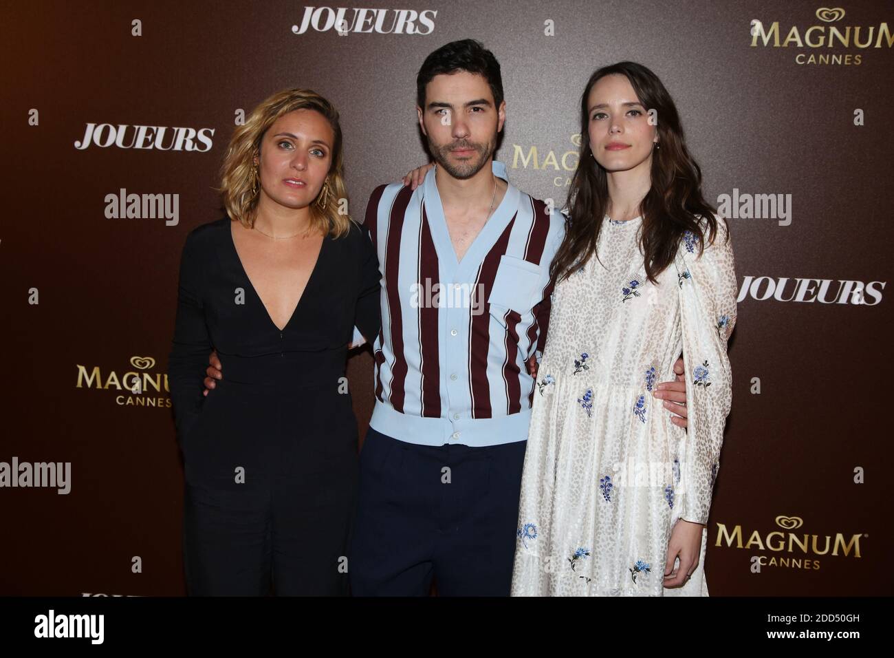 Marie Monge, Tahar Rahim and Stacy Martin attending Joueurs Party held ...