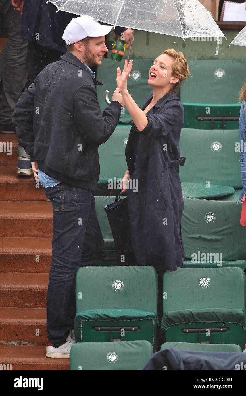Actress Charlie Bruneau attends the 2018 French Open - Day Eleven at ...
