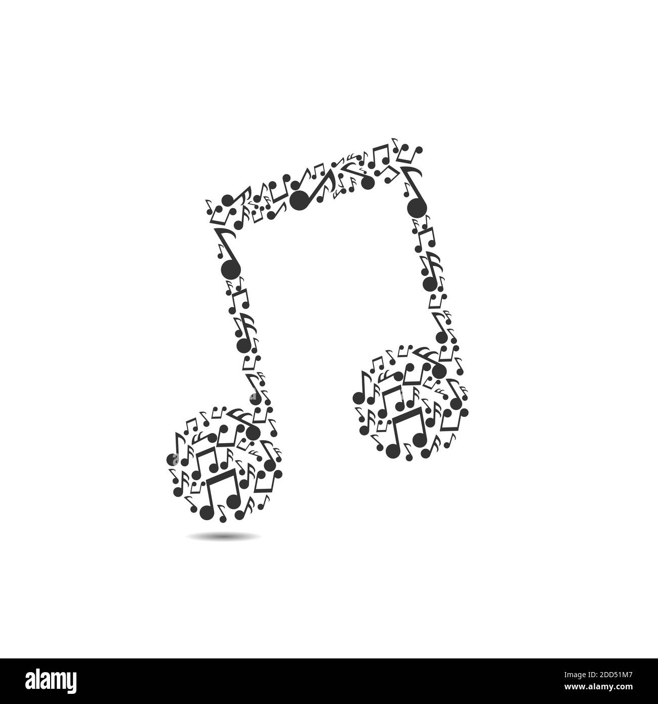 Musical notes vector illustration Stock Vector Image & Art - Alamy