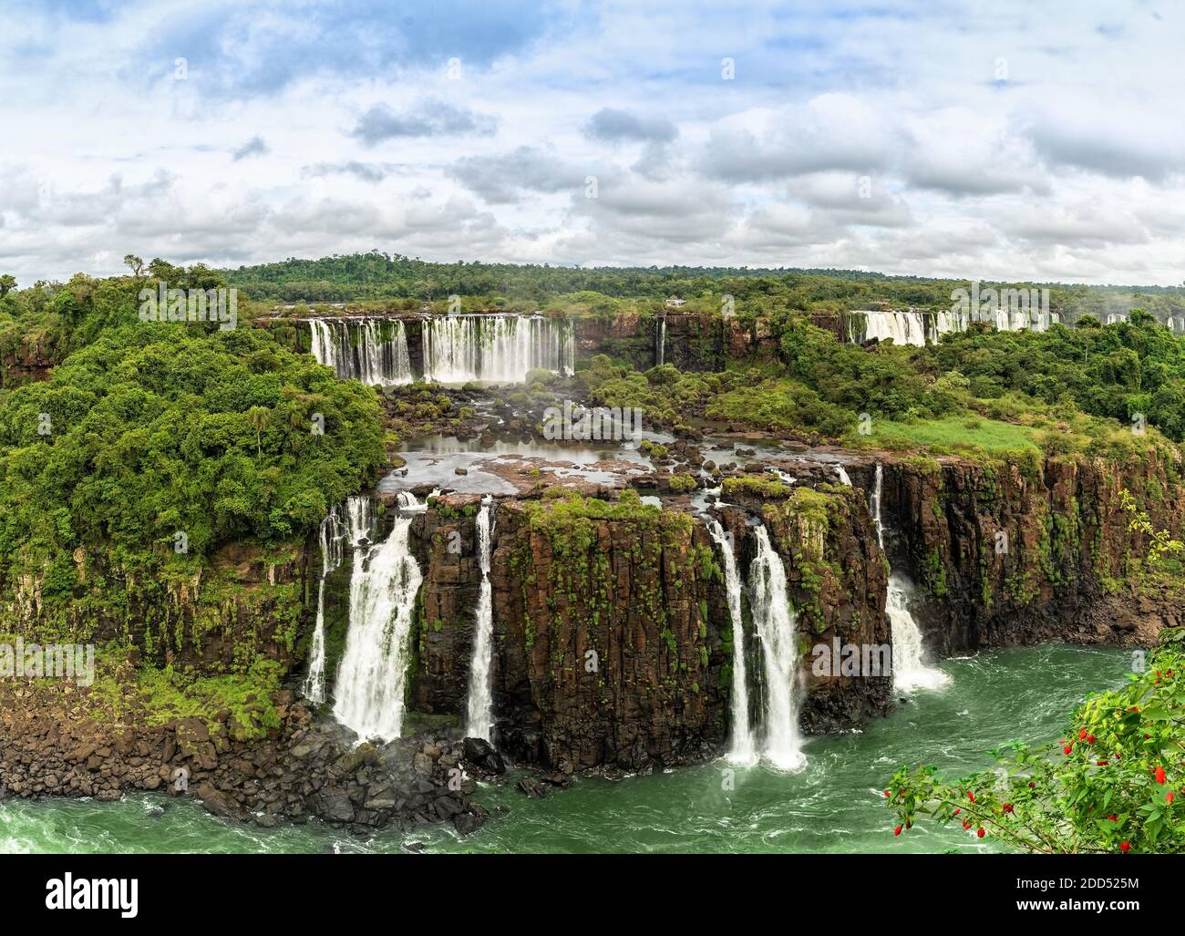 World famous Iguazu waterfalls in Argentina Stock Photo - Alamy