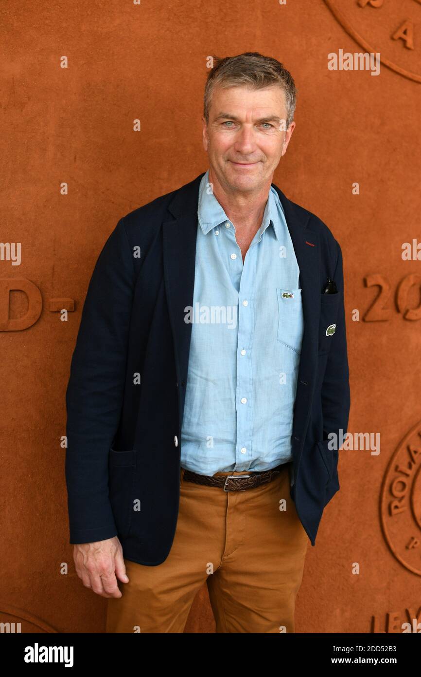 Actor Philippe Caroit attends the 2018 French Open - Day Twelve at ...