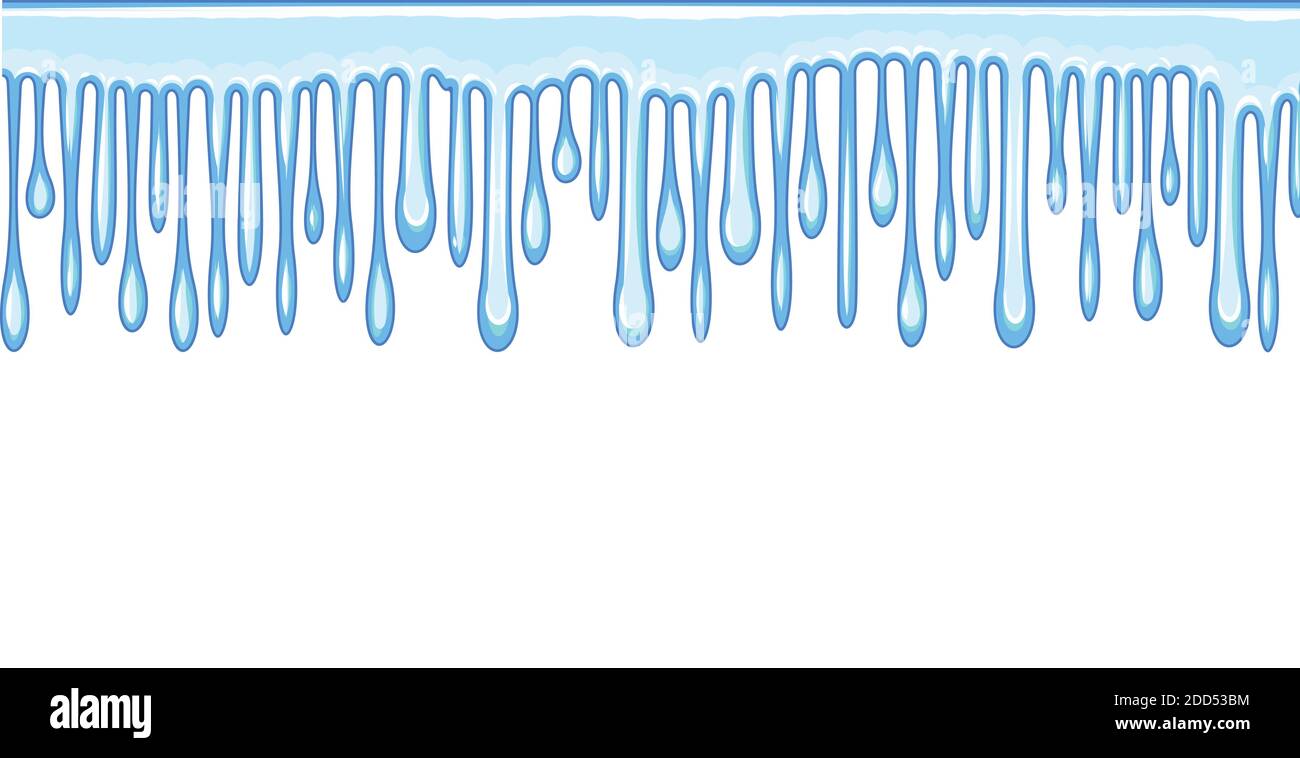 Flows of blue fluid. Sliding snow, ice. Custard. Thick flowing paint ...