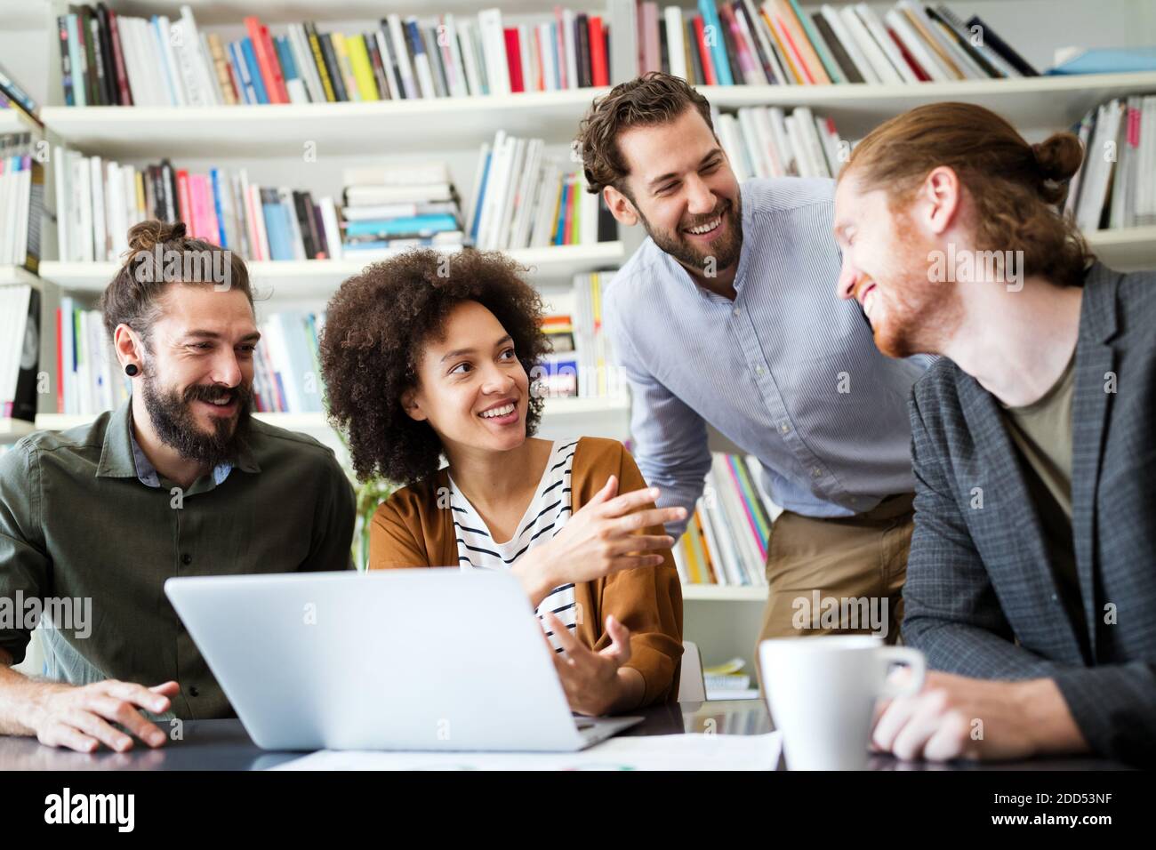 Programmer working in a software developing company Stock Photo - Alamy